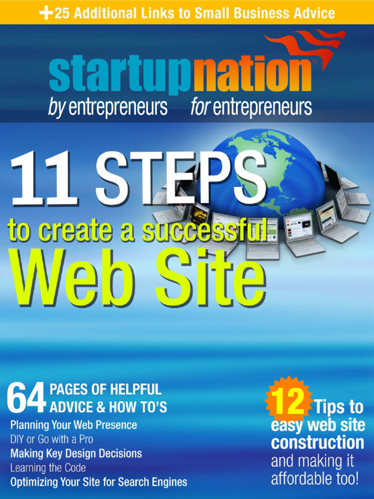 11 Steps To Create Website | PDF