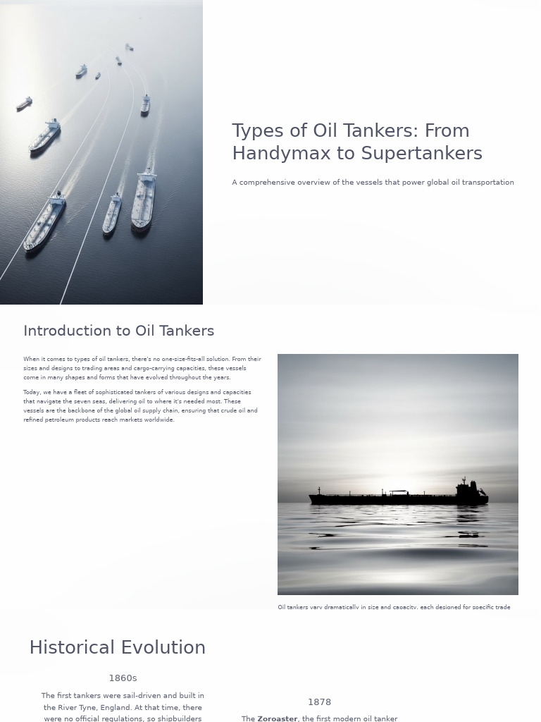 Overview of Oil Tanker Types and Classes | PDF | Oil Tanker | Petroleum