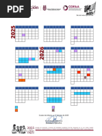 Calendario Escolar 2025-2026 ITESM | PDF