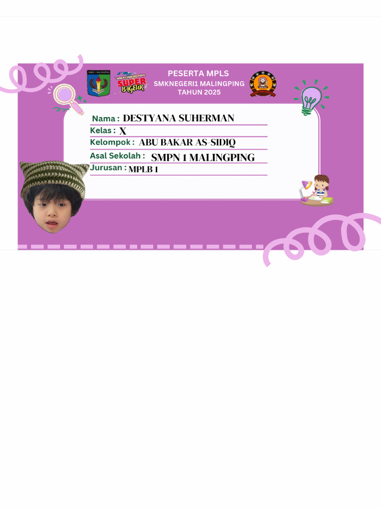 Green Minimalist Playful Name Tag (3) .PDF - 20250712 - 080703 - 0000 | PDF