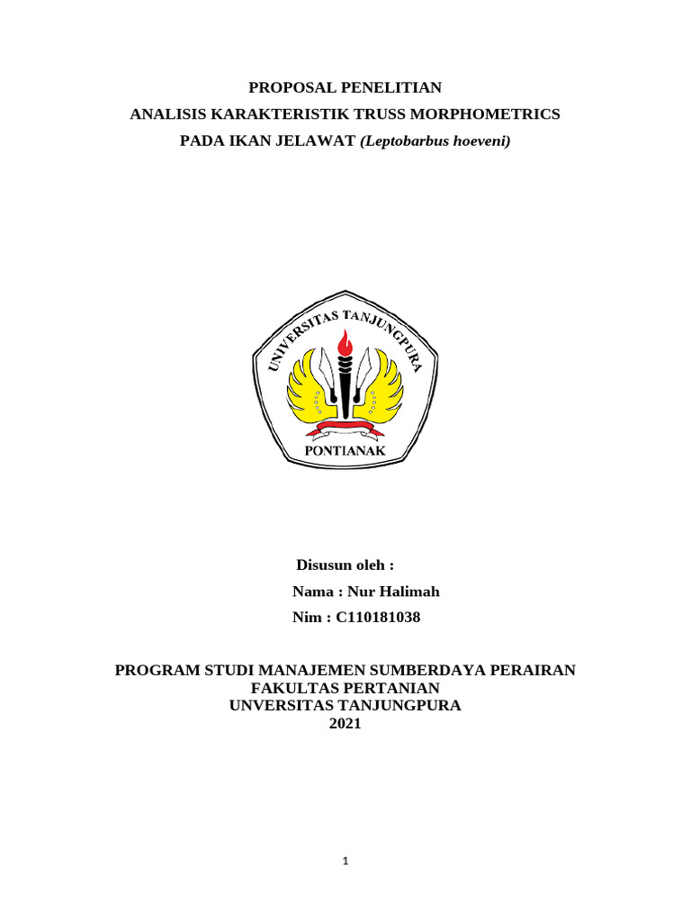 Proposal Penelitian Nur Halimah-Metopen | PDF