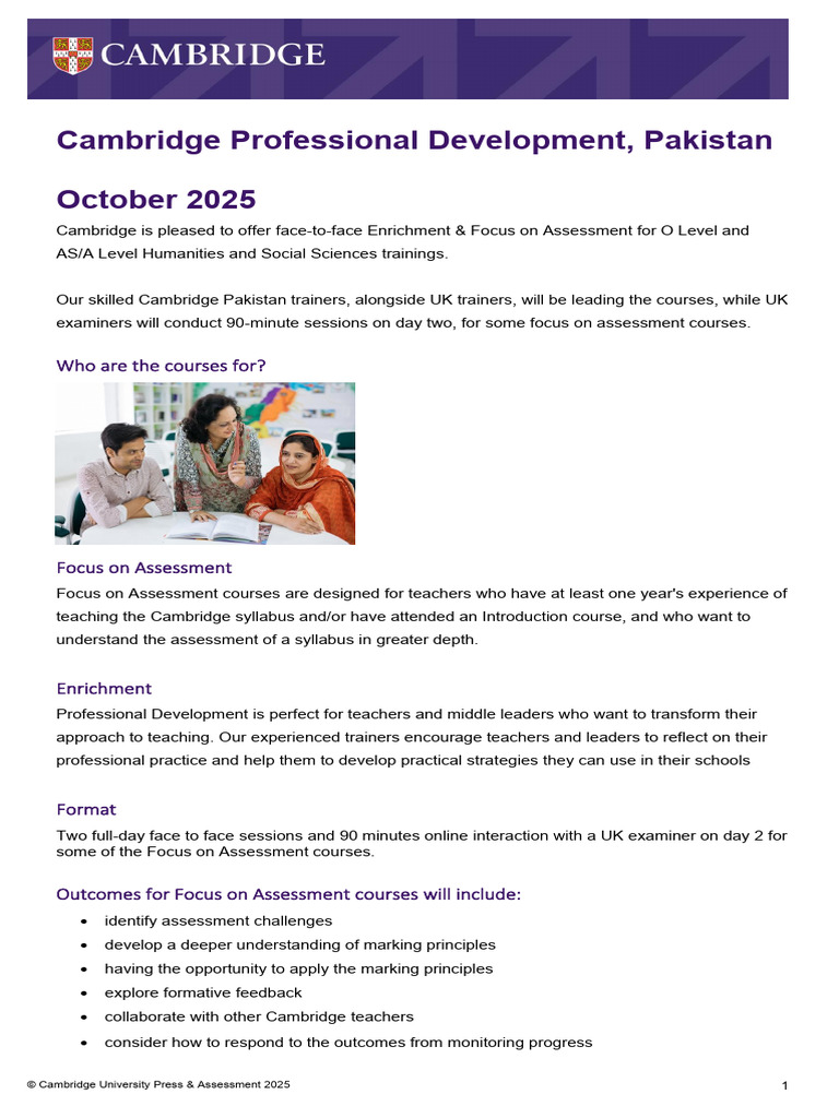 Iffat Basrai: PD Training Overview | PDF