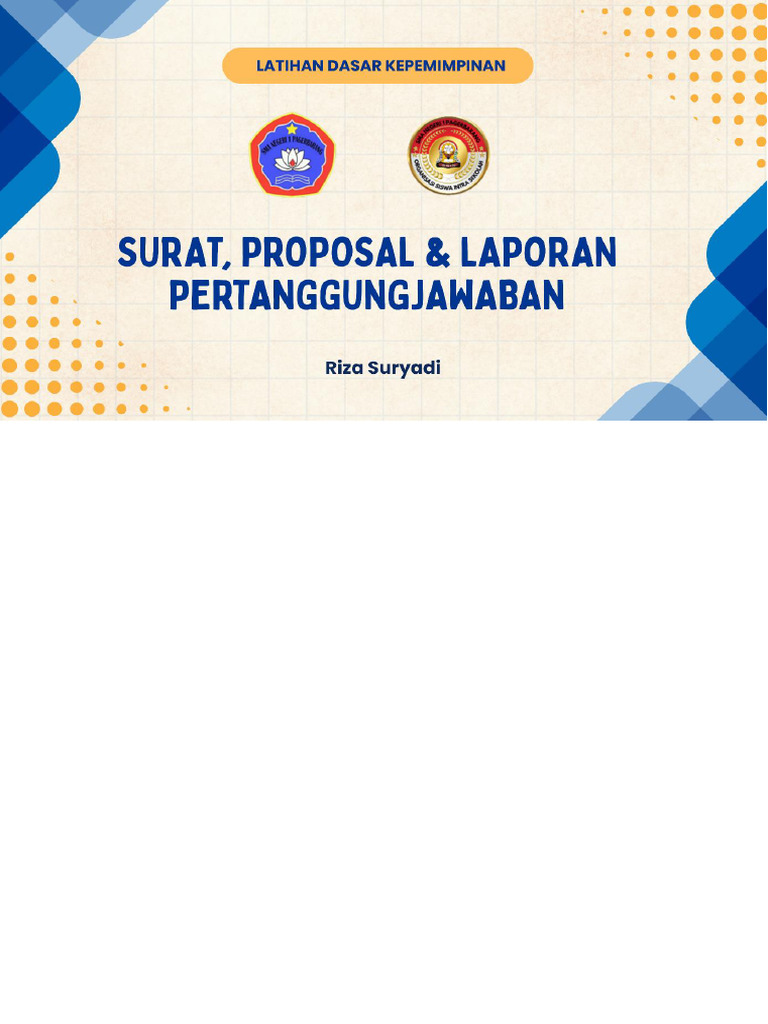 Undangan dan Proposal Class Meeting SMAN 1 | PDF