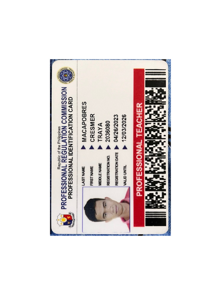 Professional Identification Card | PDF