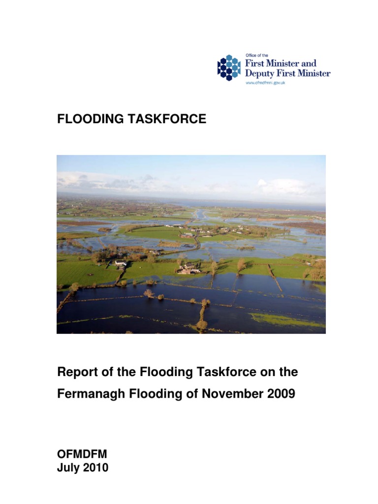 Fermanagh Flooding Taskforce Report 2009 | PDF | Flood | Emergency ...