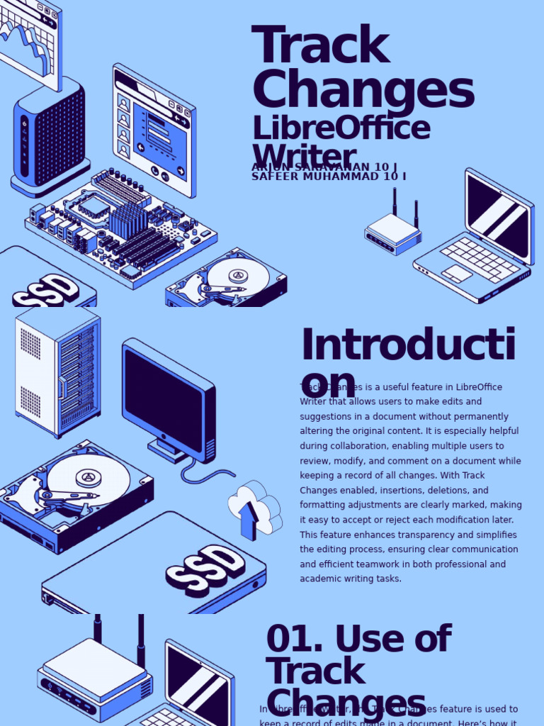Track Changes in LibreOffice Writer.pptx | PDF | Computing | Software