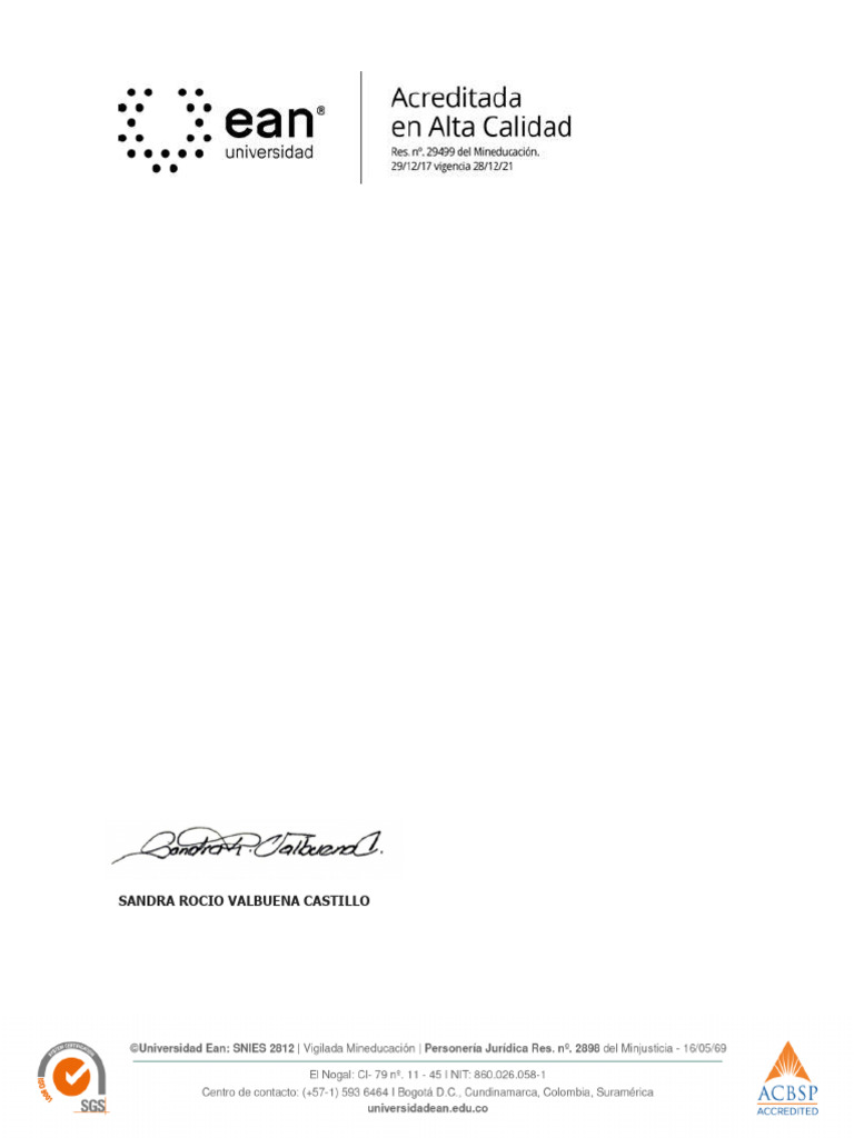 Unuversidad Ean | PDF