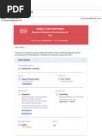 Sample RedBus Ticket Format | PDF