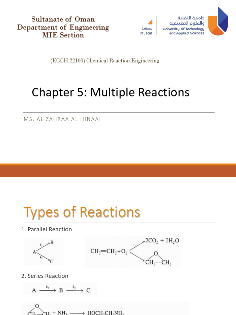 Types of Chemical Reactions Explained | PDF | Applied And ...