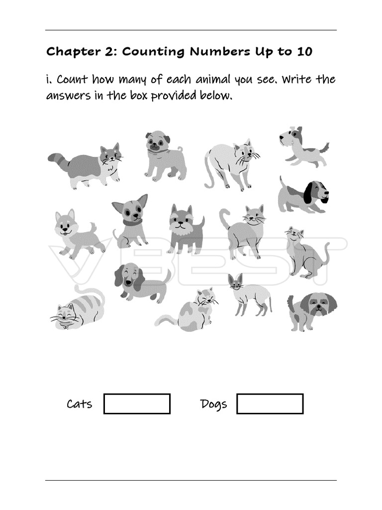 2 Counting Numbers Up To 10 1 | PDF