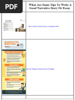 Narrative Essay Mla Format Example | PDF | Essays | Narrative