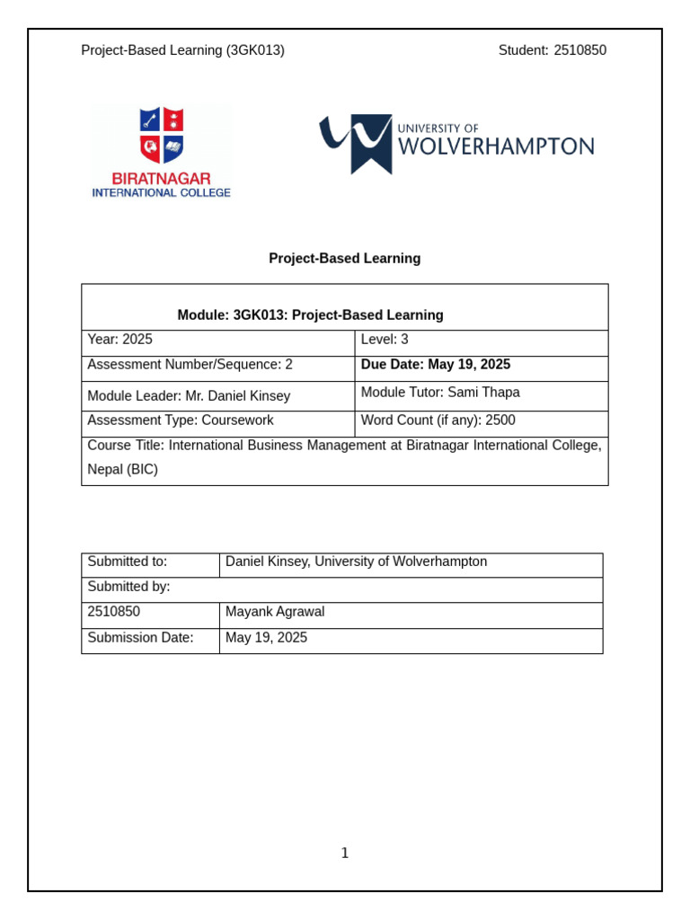 3GK013 Project Based Learning Report | PDF | Reinforced Concrete