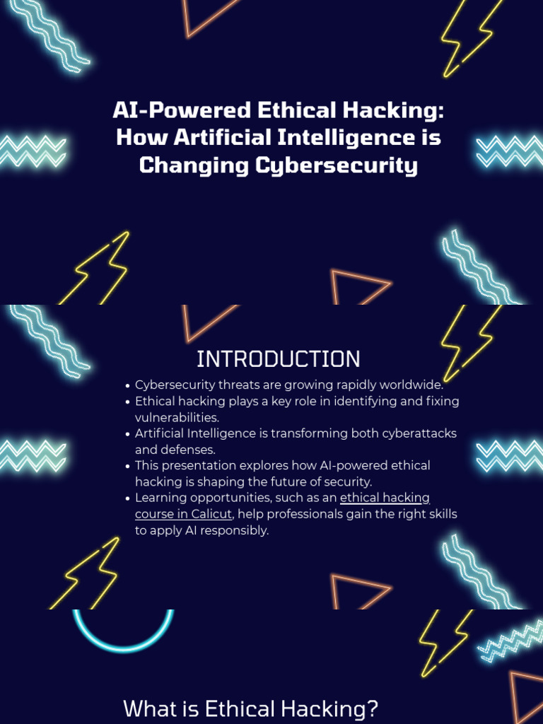 AI-Powered Ethical Hacking How Artificial Intelligence is Changing Cybersecurity | PDF ...