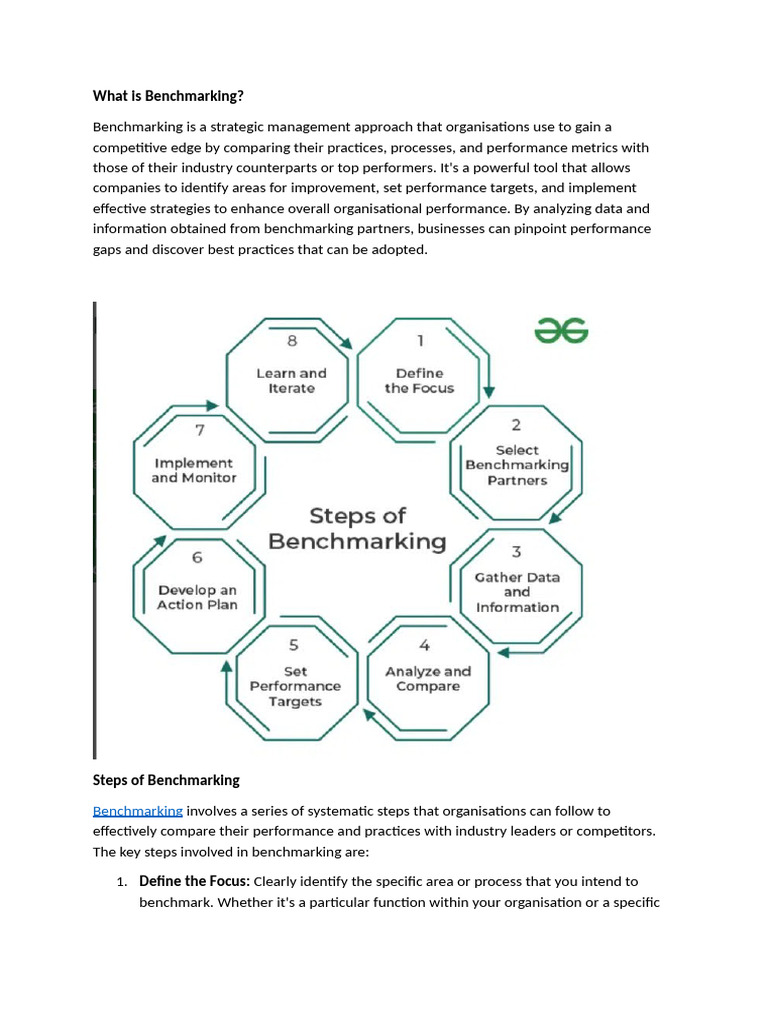 What is Benchmarking | PDF | Usability | Performance Indicator