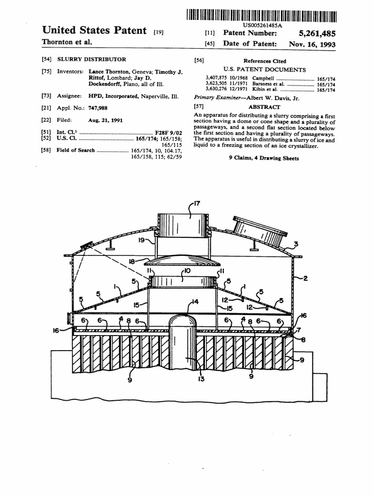 US5261485 Slurry Distributor | PDF