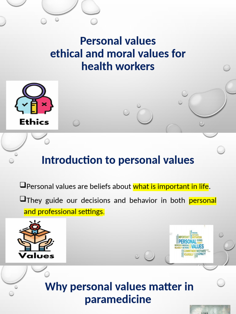 Moral or Ethical Values | PDF | Value (Ethics) | Morality