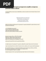 Teks Pengacara Majlis Hi-Tea 2022 | PDF