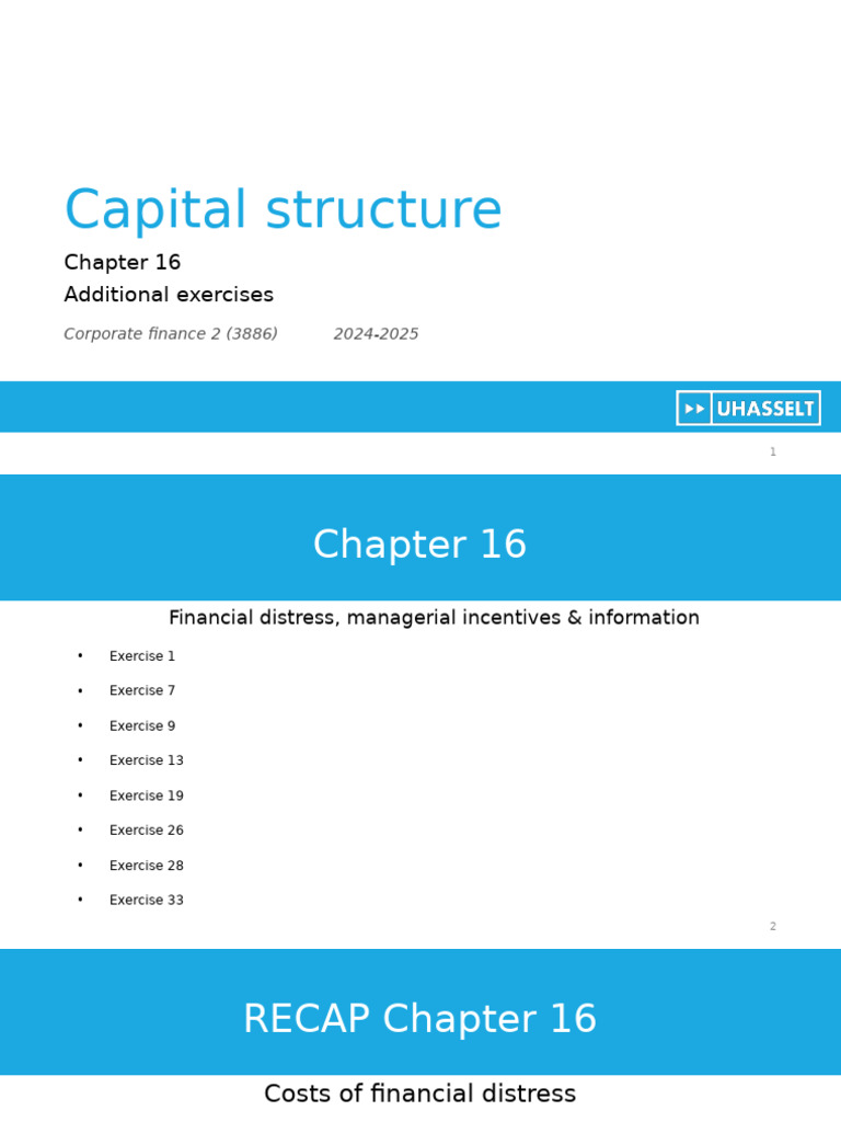 Debt Issuance and Financial Distress Analysis | PDF | Cost Of Capital ...