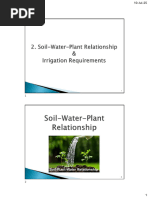 Field Capacity vs. Wilting Point Explained | PDF | Soil | Water