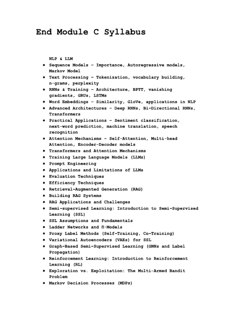 Ai Syllabus | PDF