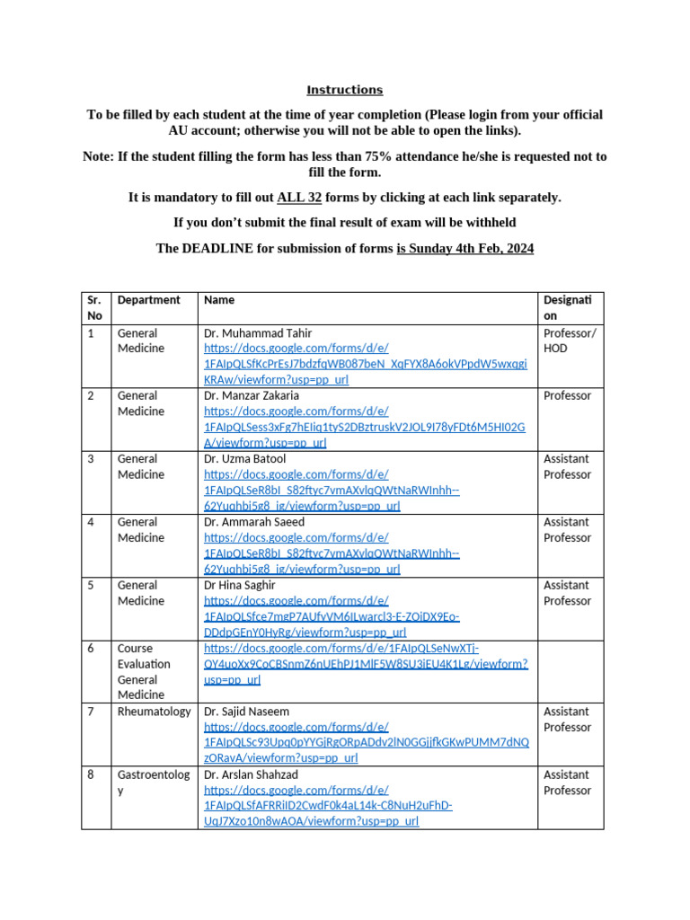 Mandatory Form Submission Instructions | PDF | Health Care | Medicine