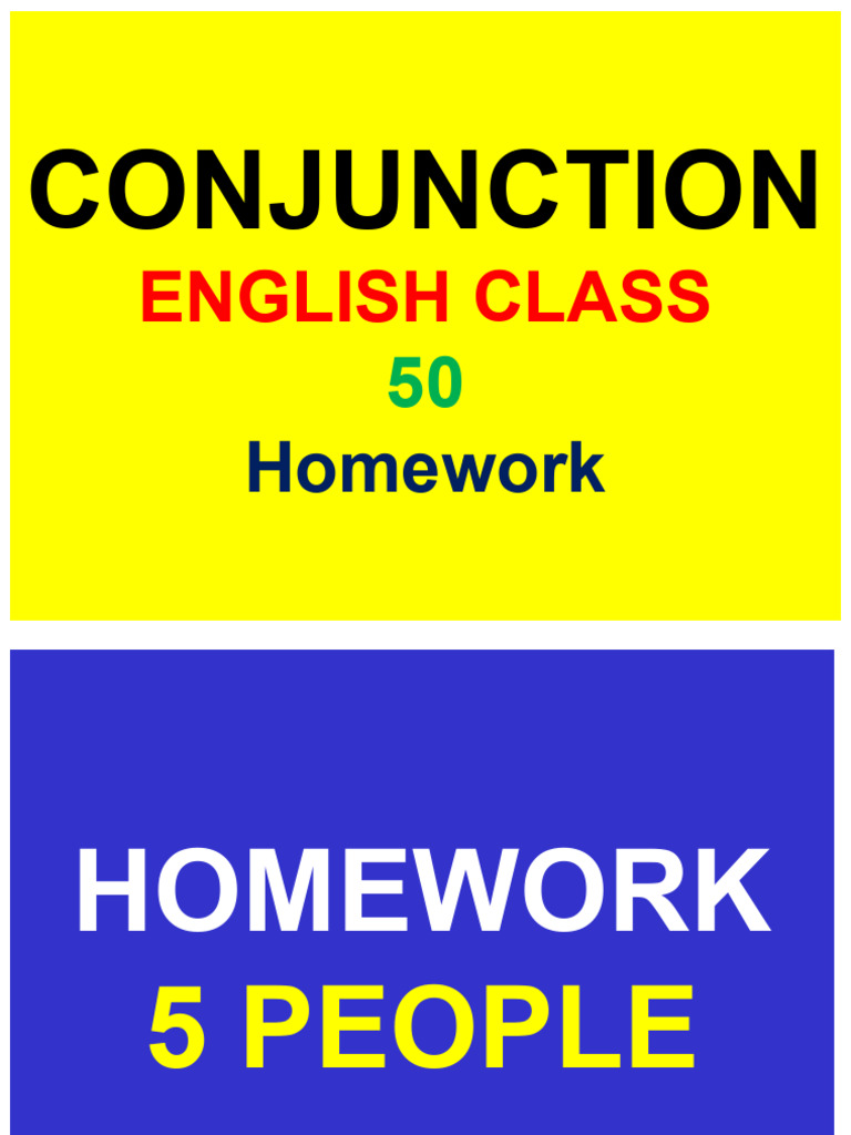 Class 50 Conjunction 3 Bim | PDF