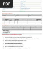 Student Profile Template | PDF