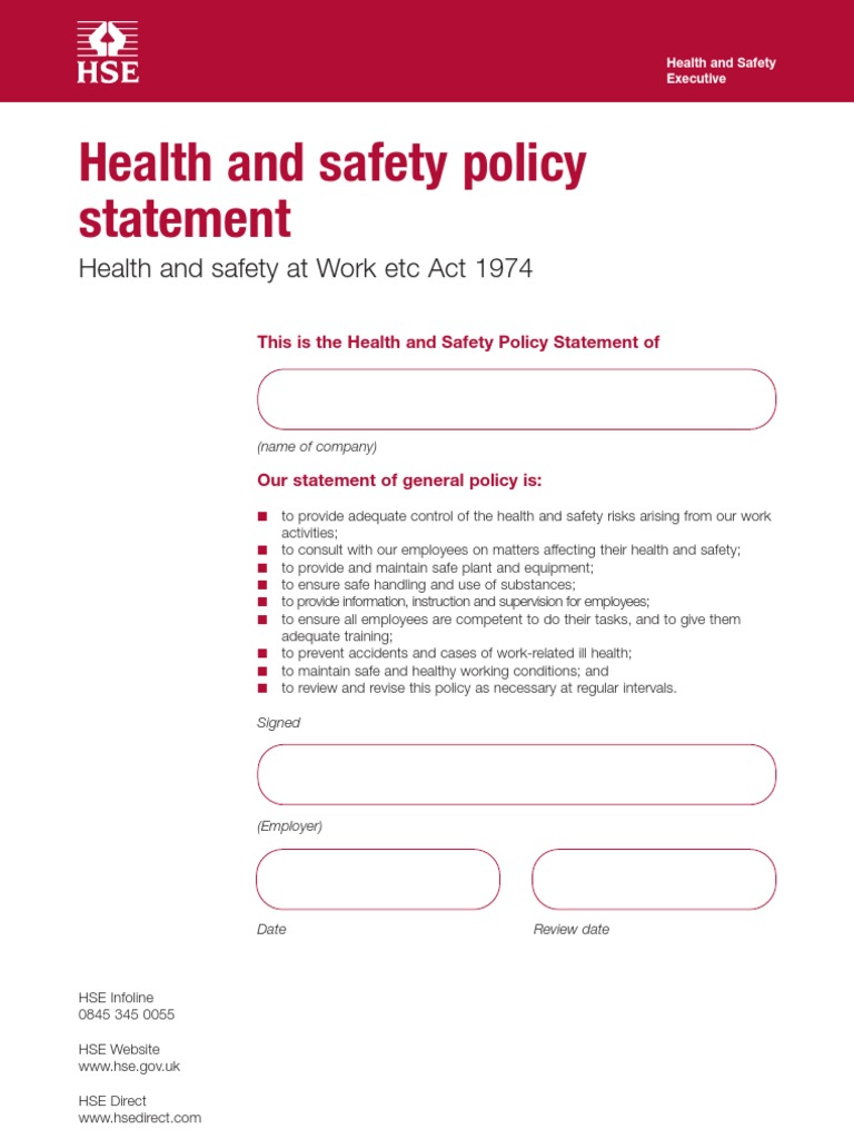 Hse Policy | PDF