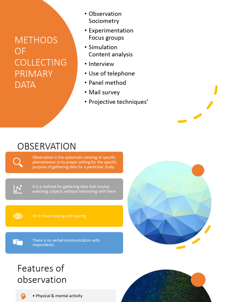 Primary Data Collection Methods Explained | PDF | Survey Methodology | Data