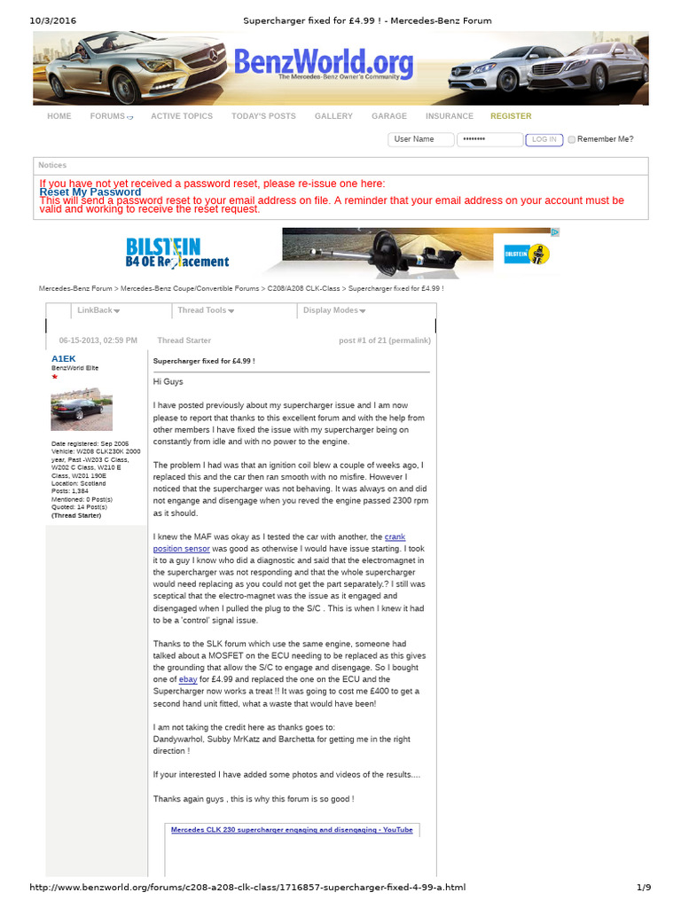 Supercharger Repair for £4.99 Guide | PDF
