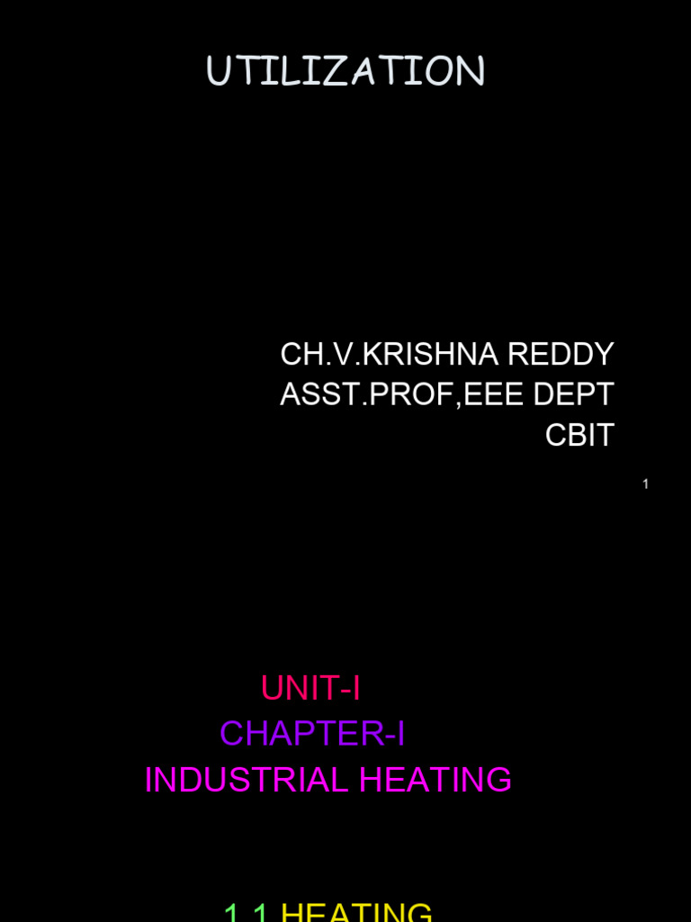 Uee Unit 1 Heating 2025 Compressed Pdf Electric Heating Inductor