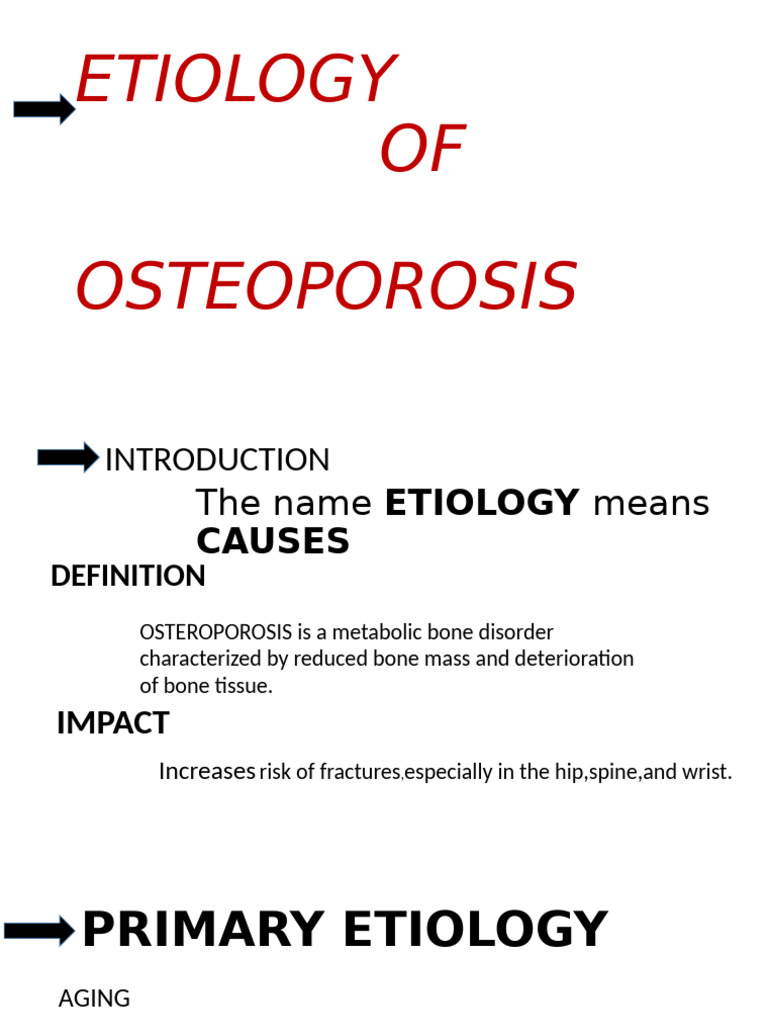 Etiology | PDF