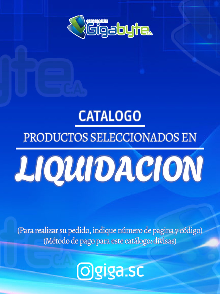 Catálogo de Productos Electrónicos Giga.sc | PDF | USB | Hardware de la ...