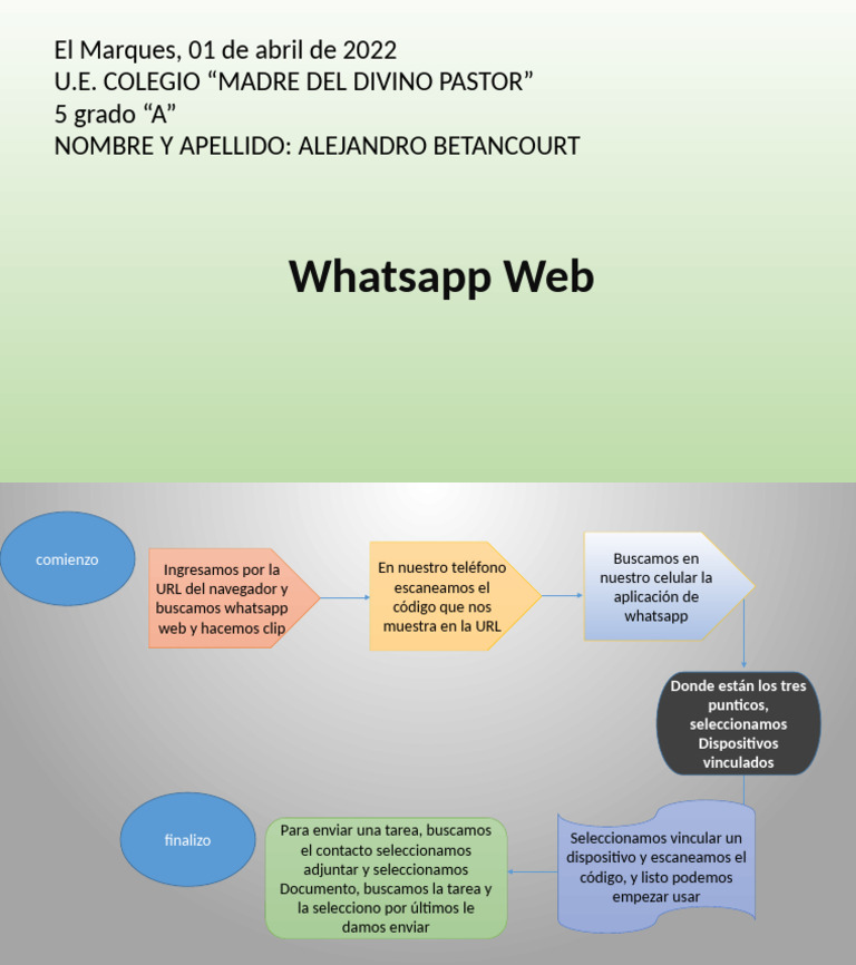 Actividad. Whatsapp Web | PDF