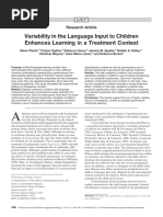 Speech and Language Severity Scales | PDF | Speech | Communication