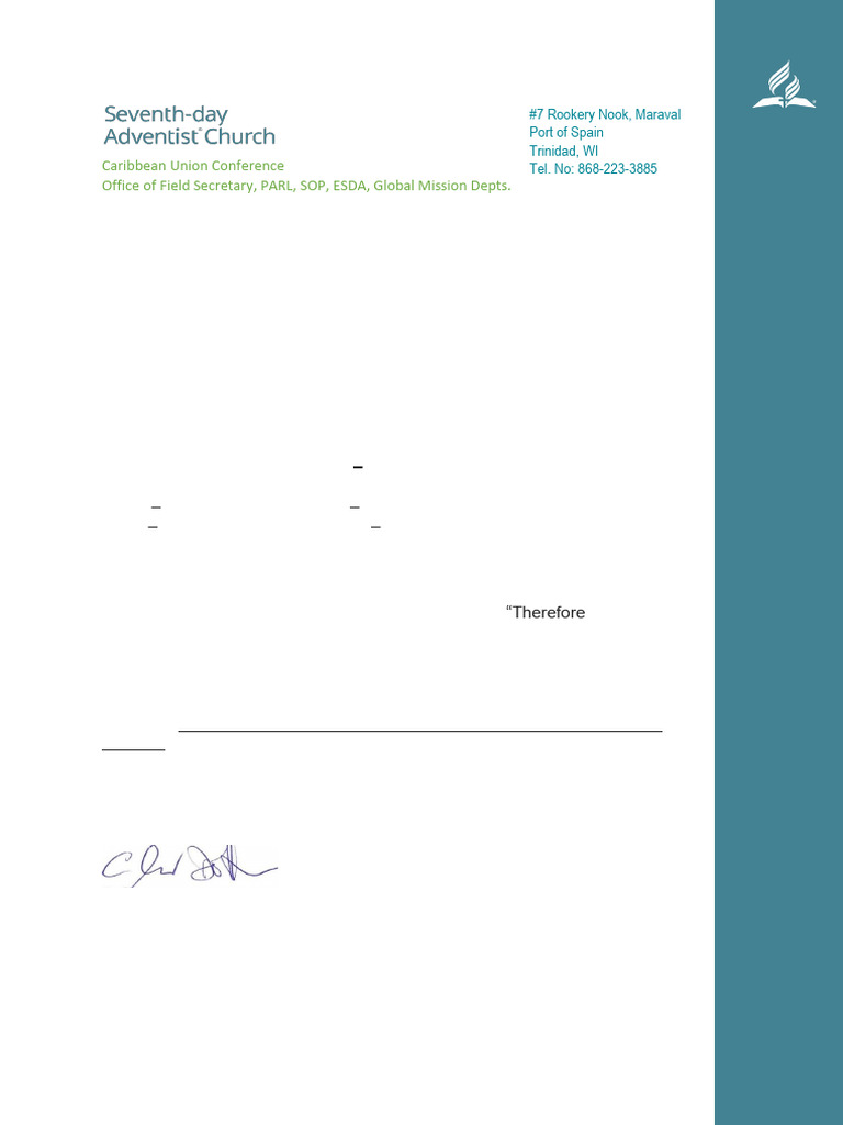 Letter From Clive Dottin (CARLA) - 17.09.2025 | PDF