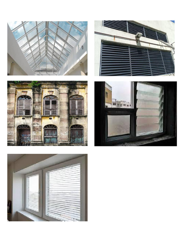 Skylight and Louvered Window | PDF