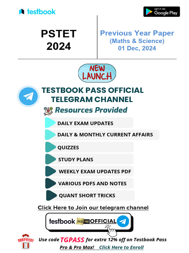 PSTET Paper 2 Question Solutions 2024 | PDF | Application Software ...