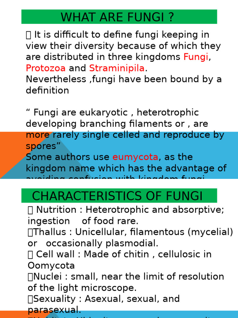 Modern Classification of Fungi by Hawksworth & Kirk1 | PDF | Fungus ...