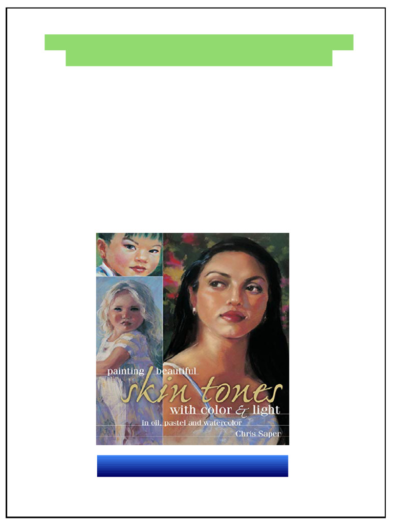 Painting Beautiful Skin Tones with Color Light Oil Pastel and Watercolor Saper full | PDF ...