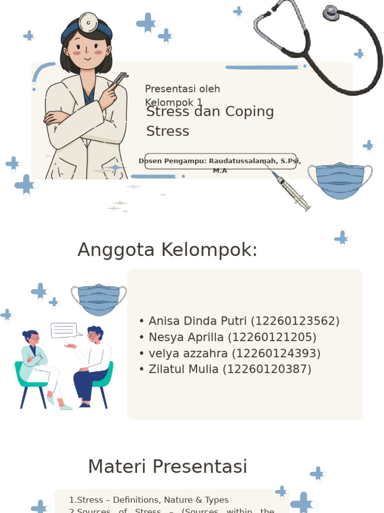 Kel 1. Stress Dan Coping Stress (Psikologi Kesehatan) | PDF