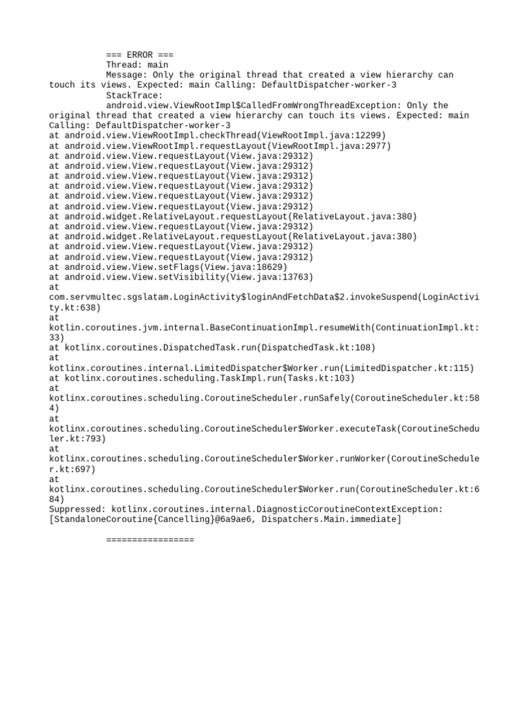 App Error LogP | PDF