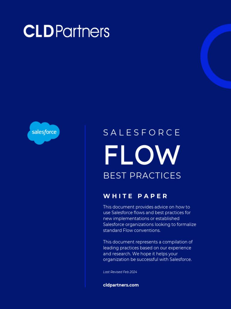 Salesforce Flow Best Practices White Paper Feb 2024 | PDF | Computing ...