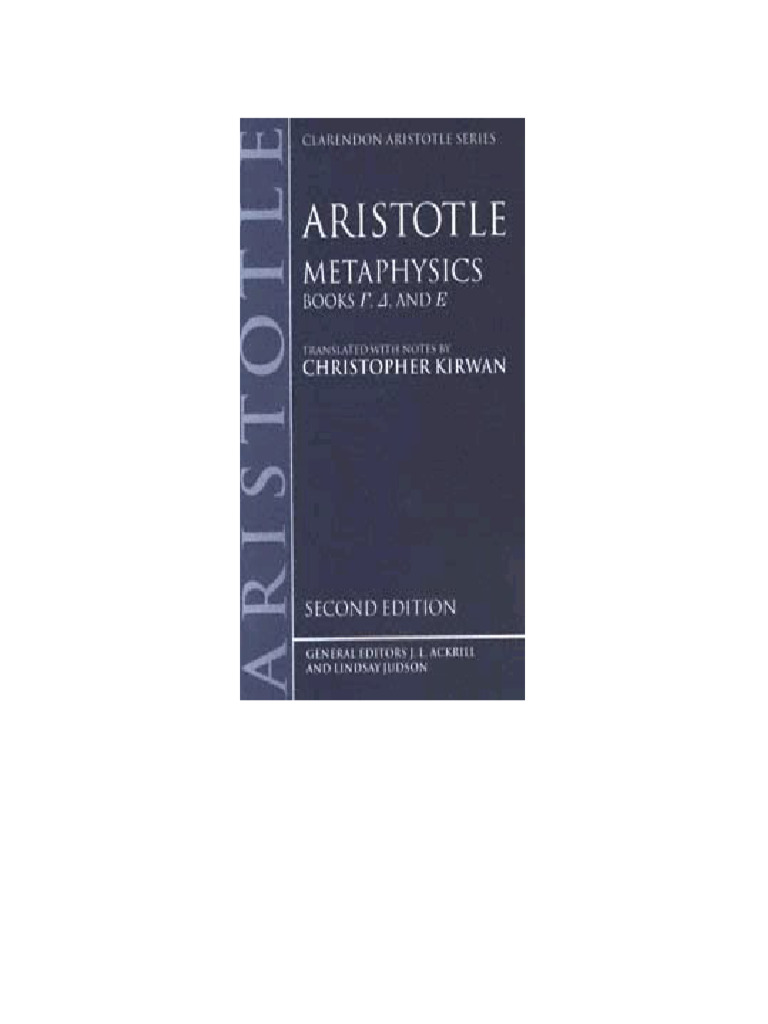 (Clarendon Aristotle Series) Kirwan, Christopher_ Aristoteles ...