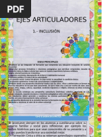 Eje Articulador Inclusión | PDF | Inclusión (Educación) | Desigualdad ...