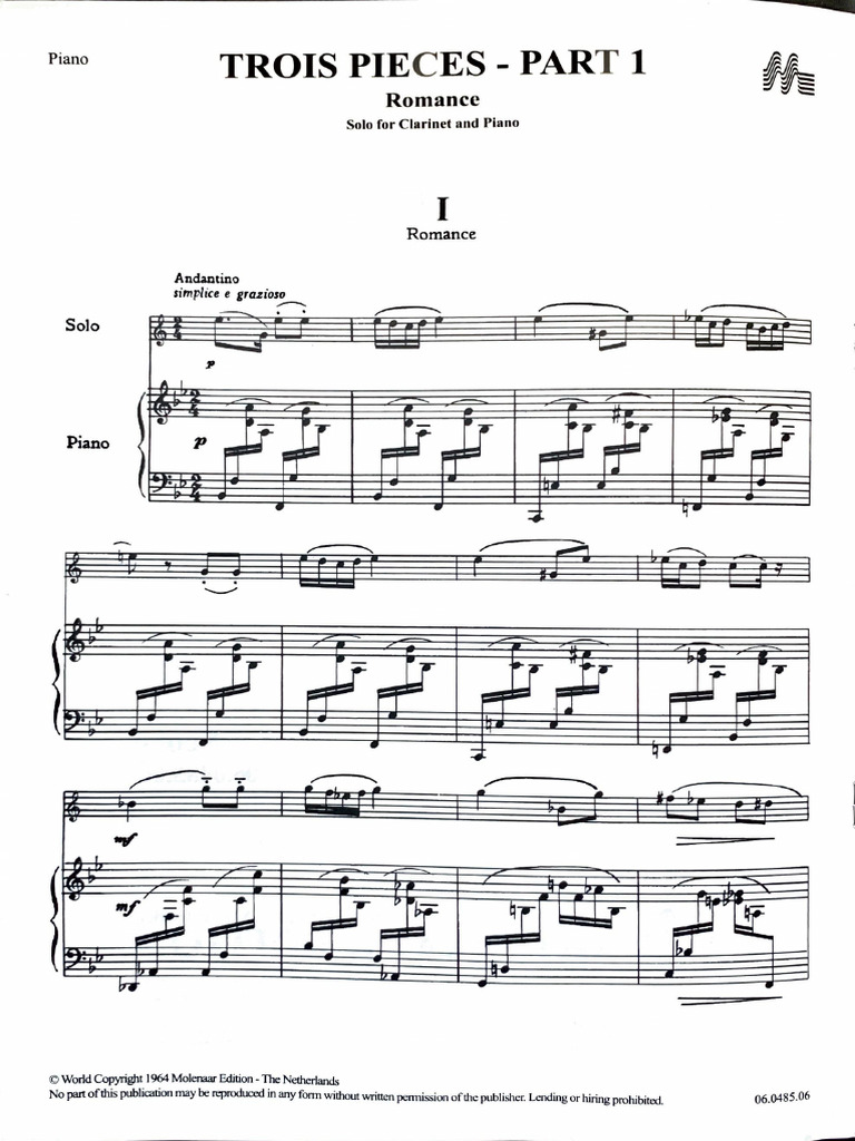 Trois Pieces Score 2 | PDF