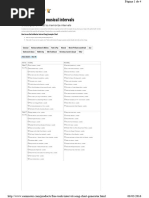 Interval Song Reference Chart | PDF
