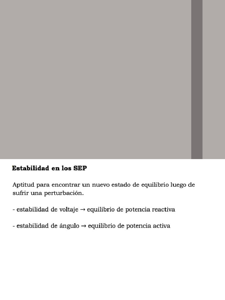Clase Estabilidad | PDF