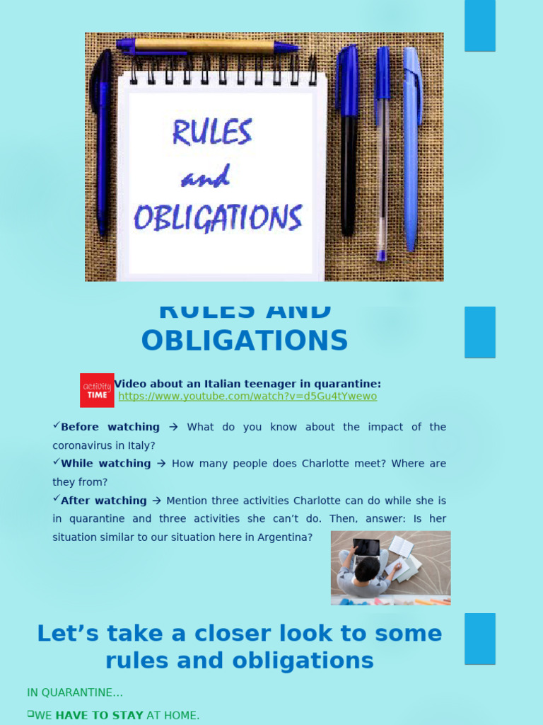 Obligation-Prohibition-Lack of Obligation -- Explanation | PDF ...