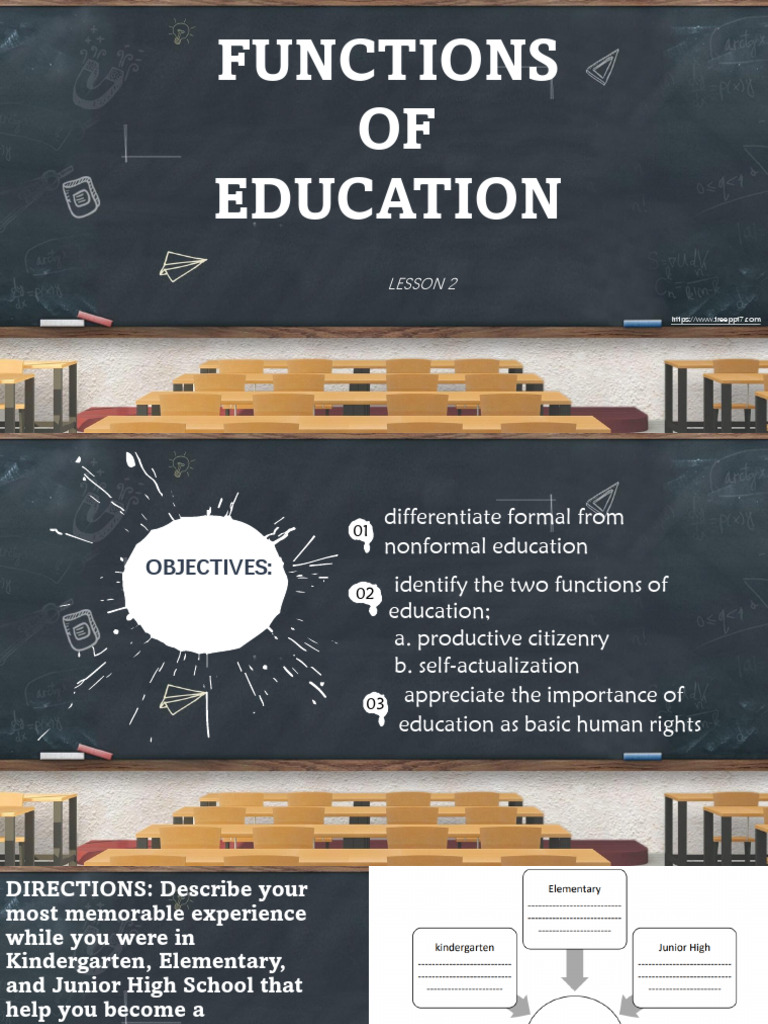 Functions of Education Overview | PDF | Vocational Education | Teachers